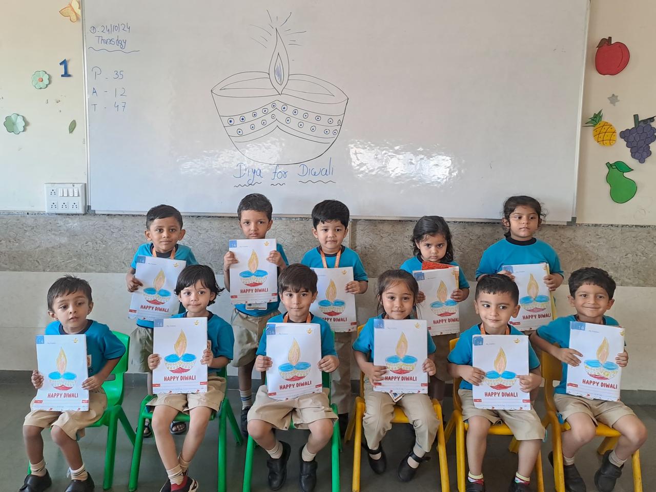 Diya coloring activity 2024 | Shree Swaminarayan Gadi International ...