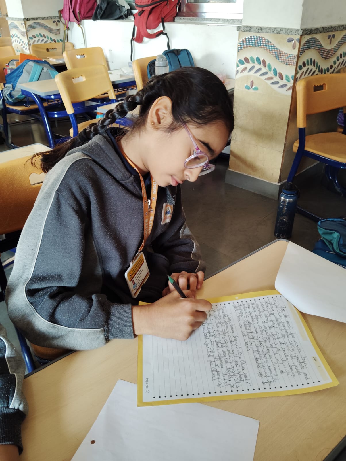 Handwriting Competition | Shree Swaminarayan Gadi International Techno ...