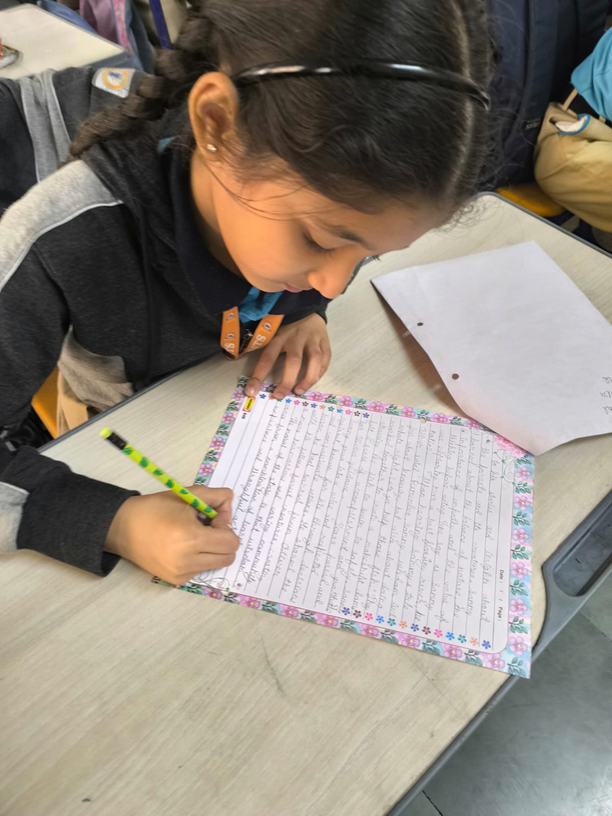 Handwriting Competition | Shree Swaminarayan Gadi International Techno ...