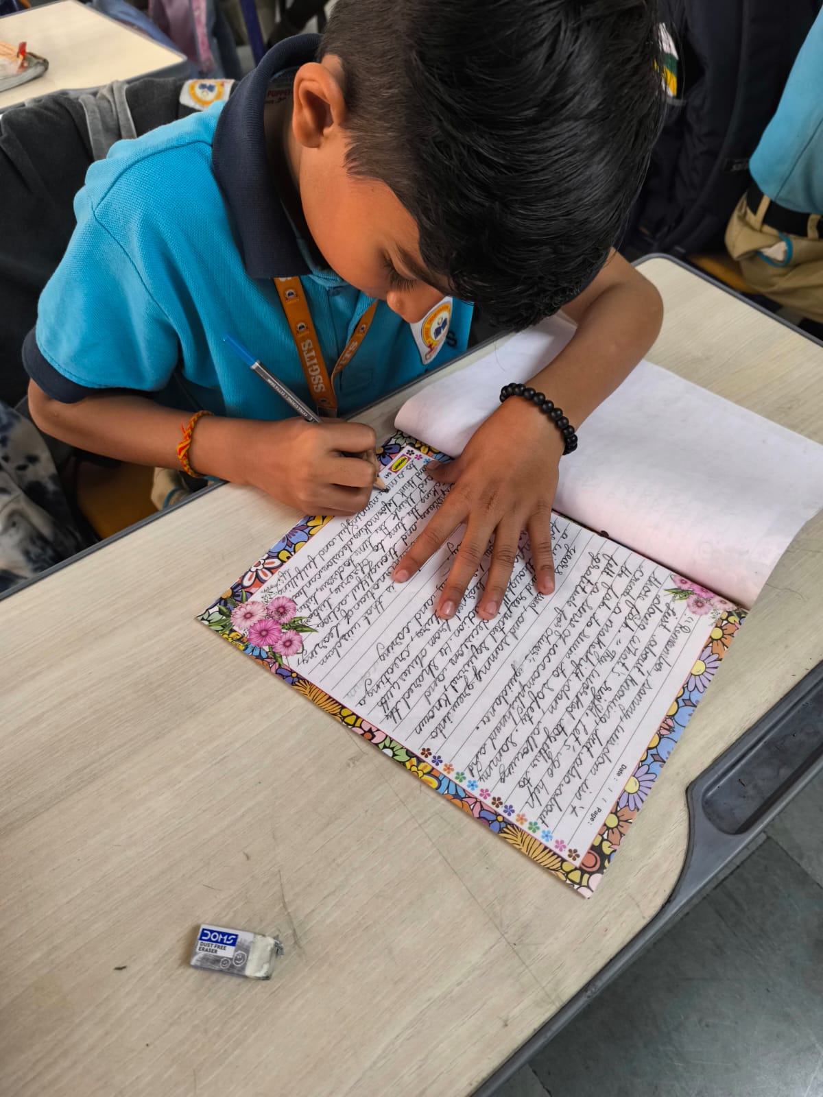 Handwriting Competition | Shree Swaminarayan Gadi International Techno ...