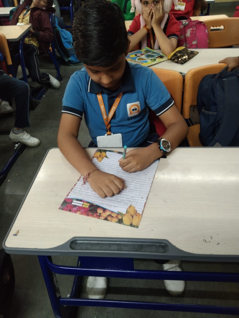 Handwriting Competition | Shree Swaminarayan Gadi International Techno ...