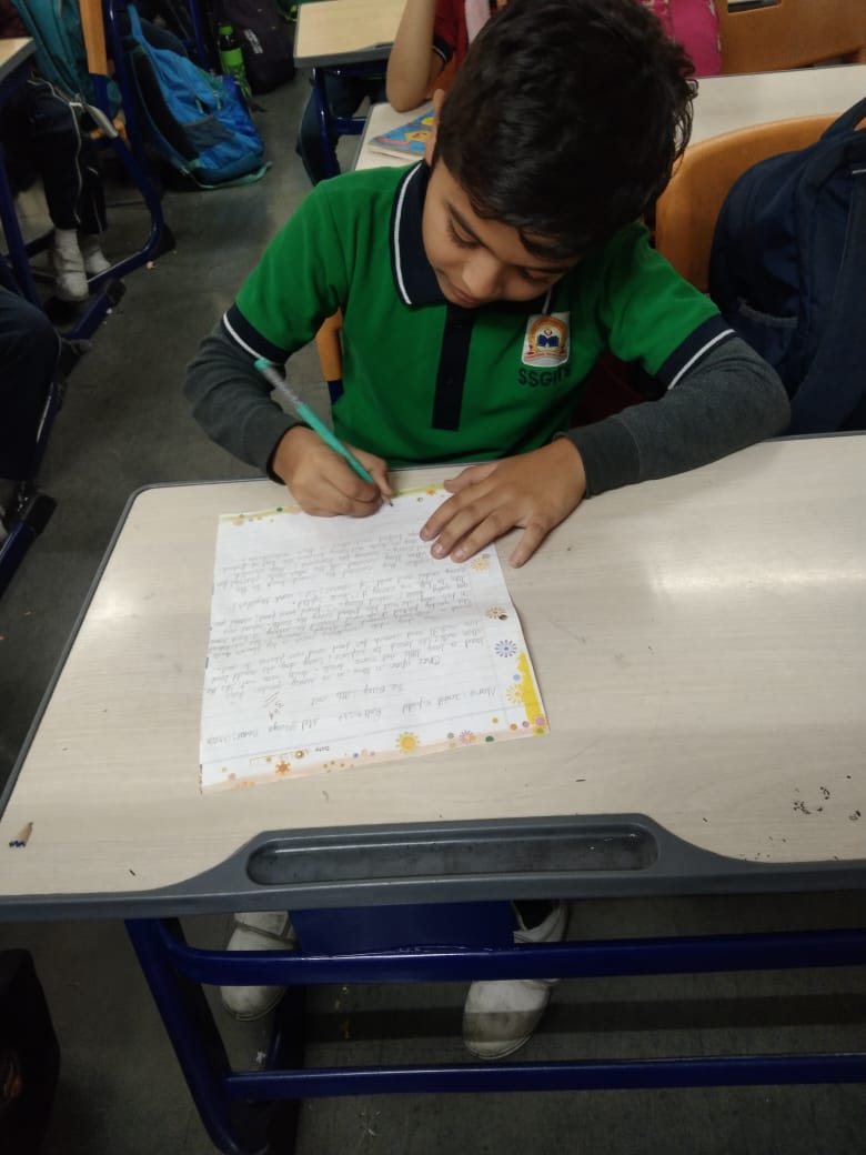 Handwriting Competition | Shree Swaminarayan Gadi International Techno ...