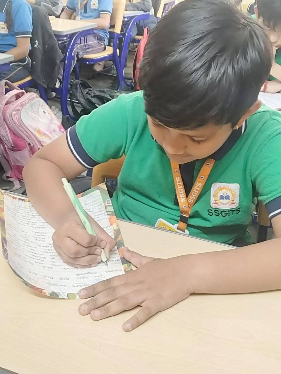 Handwriting Competition | Shree Swaminarayan Gadi International Techno ...