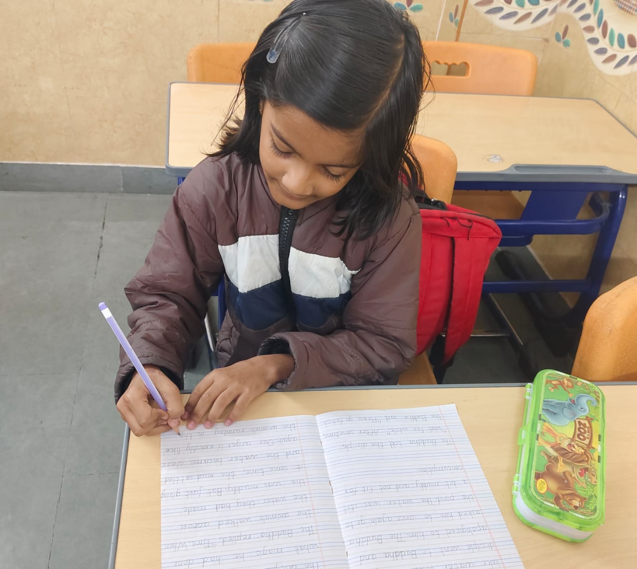 Handwriting Competition | Shree Swaminarayan Gadi International Techno ...