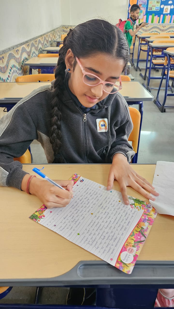 Handwriting Competition | Shree Swaminarayan Gadi International Techno ...