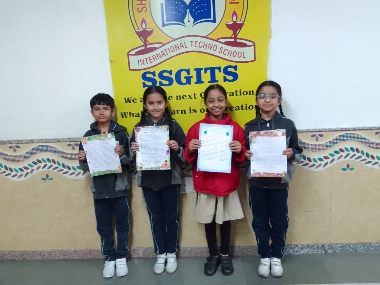 Handwriting Competition | Shree Swaminarayan Gadi International Techno ...