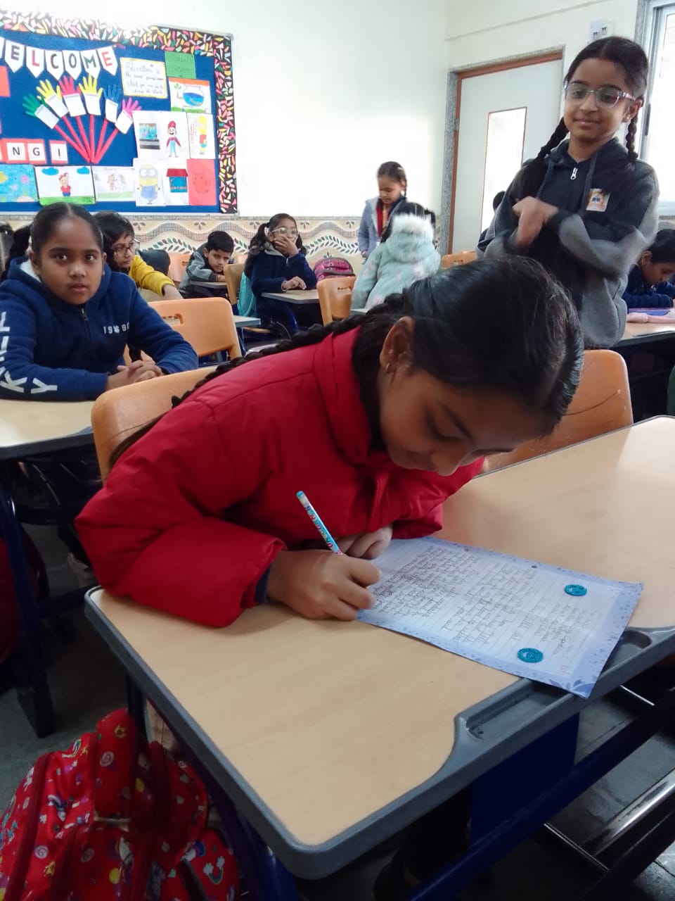 Handwriting Competition | Shree Swaminarayan Gadi International Techno ...