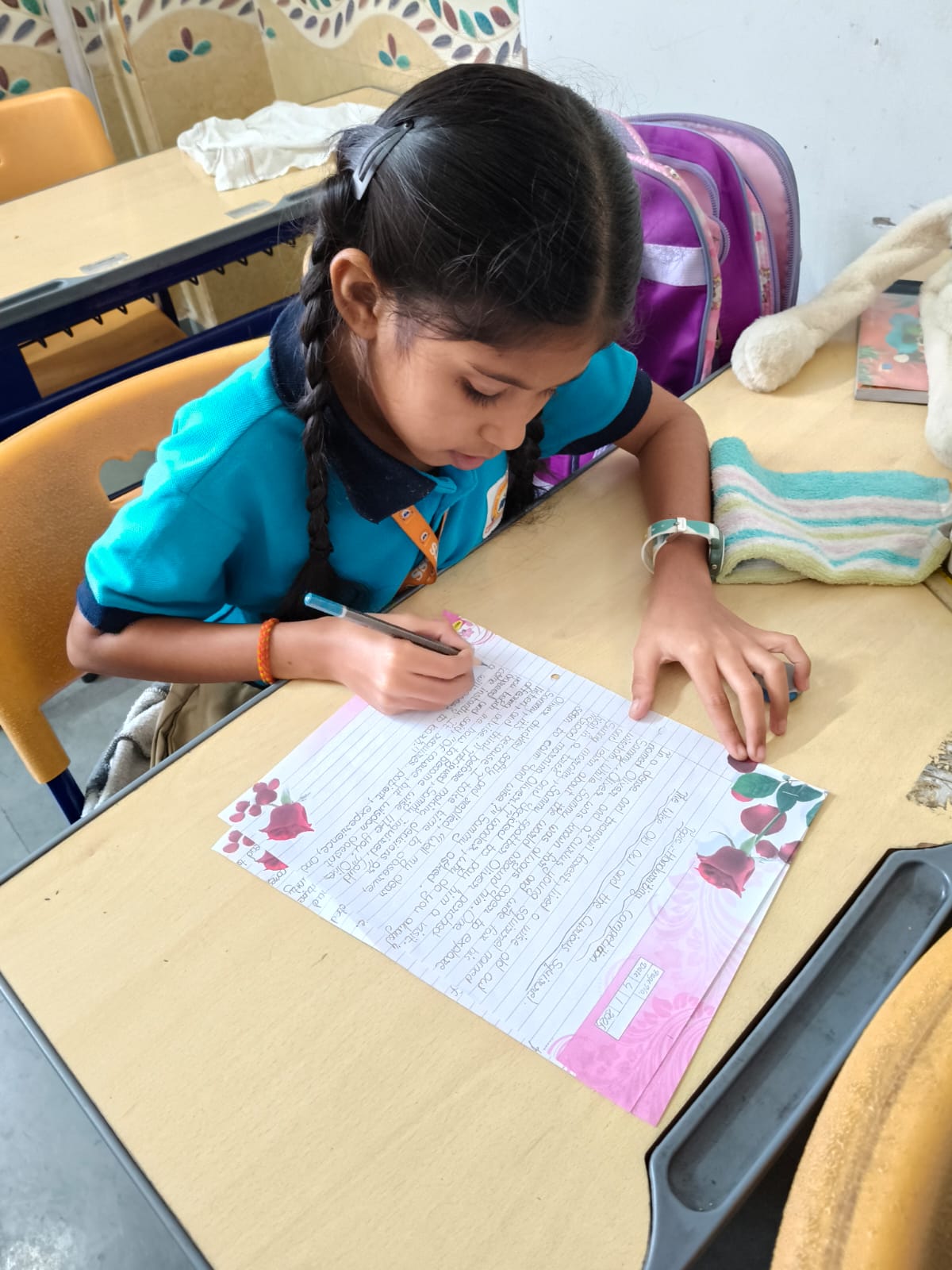 Handwriting Competition | Shree Swaminarayan Gadi International Techno ...