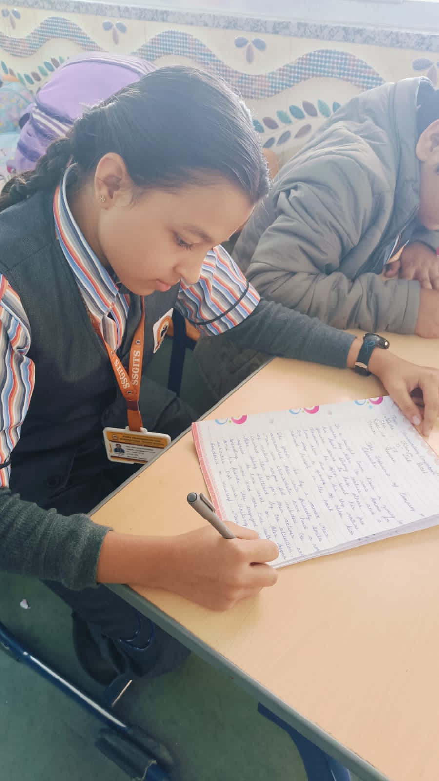 Handwriting Competition | Shree Swaminarayan Gadi International Techno ...