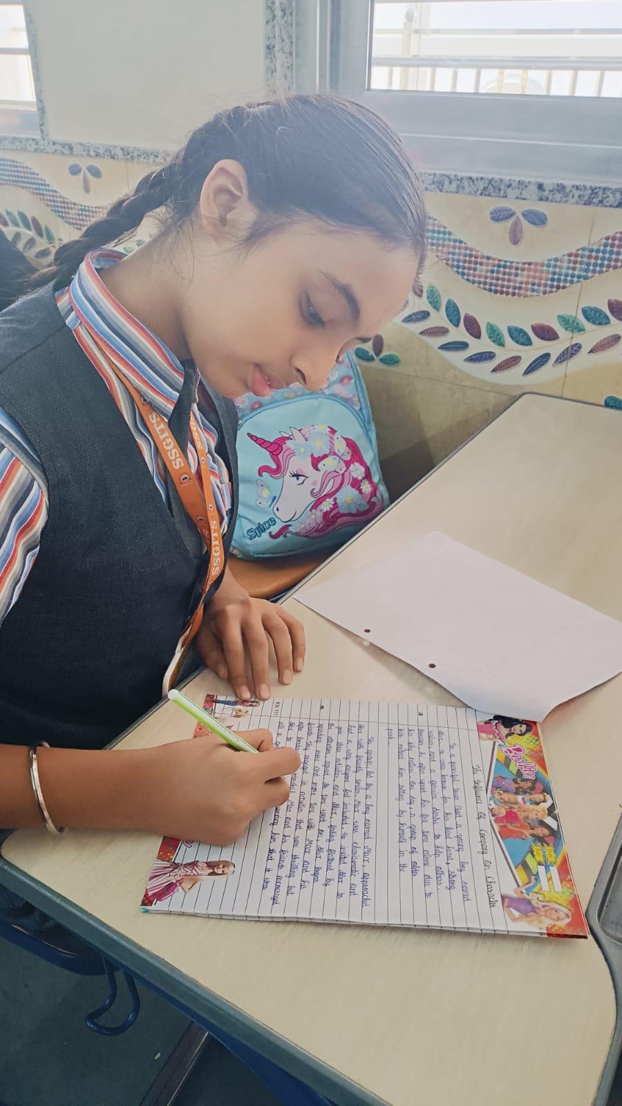 Handwriting Competition | Shree Swaminarayan Gadi International Techno ...