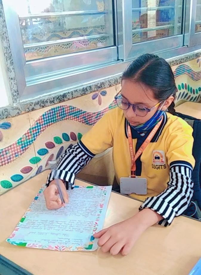 Handwriting Competition | Shree Swaminarayan Gadi International Techno ...