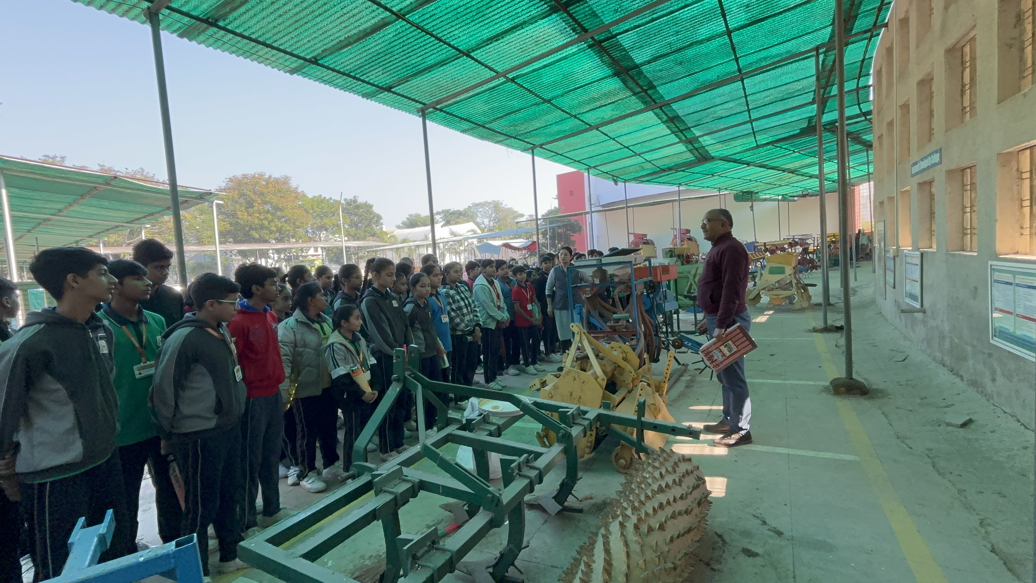 Visit to Agricultural and Engineering College | Shree Swaminarayan Gadi ...
